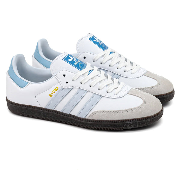 Adidas Samba OG Kids White Sky Blue – D&J